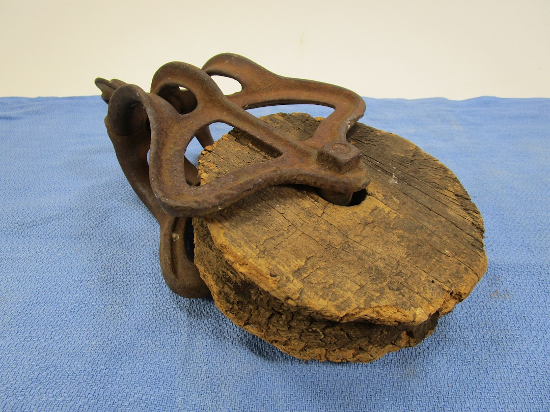 Vintage Cast Iron Farm Barn Pulley Hay Trolly Louden 4-28 - Etsy