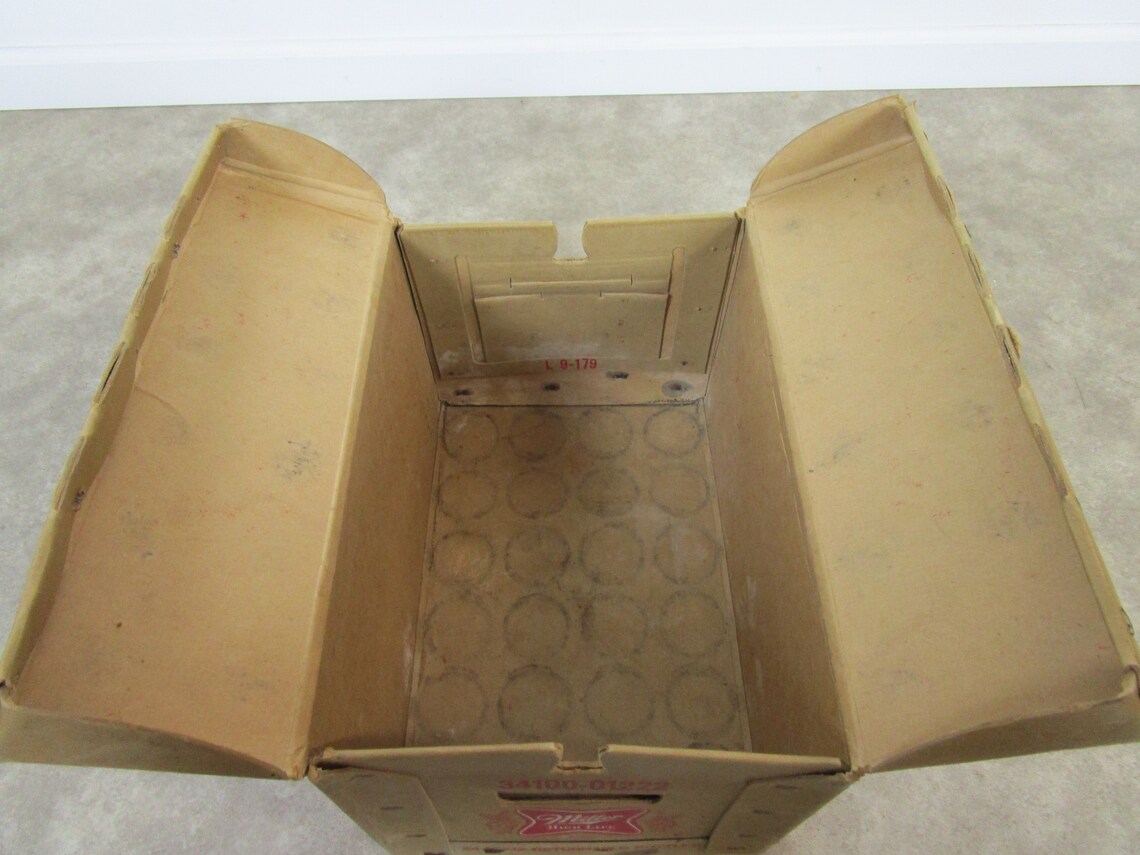 Vintage Miller High Life Cardboard Beer Shipping Box Retro - Etsy
