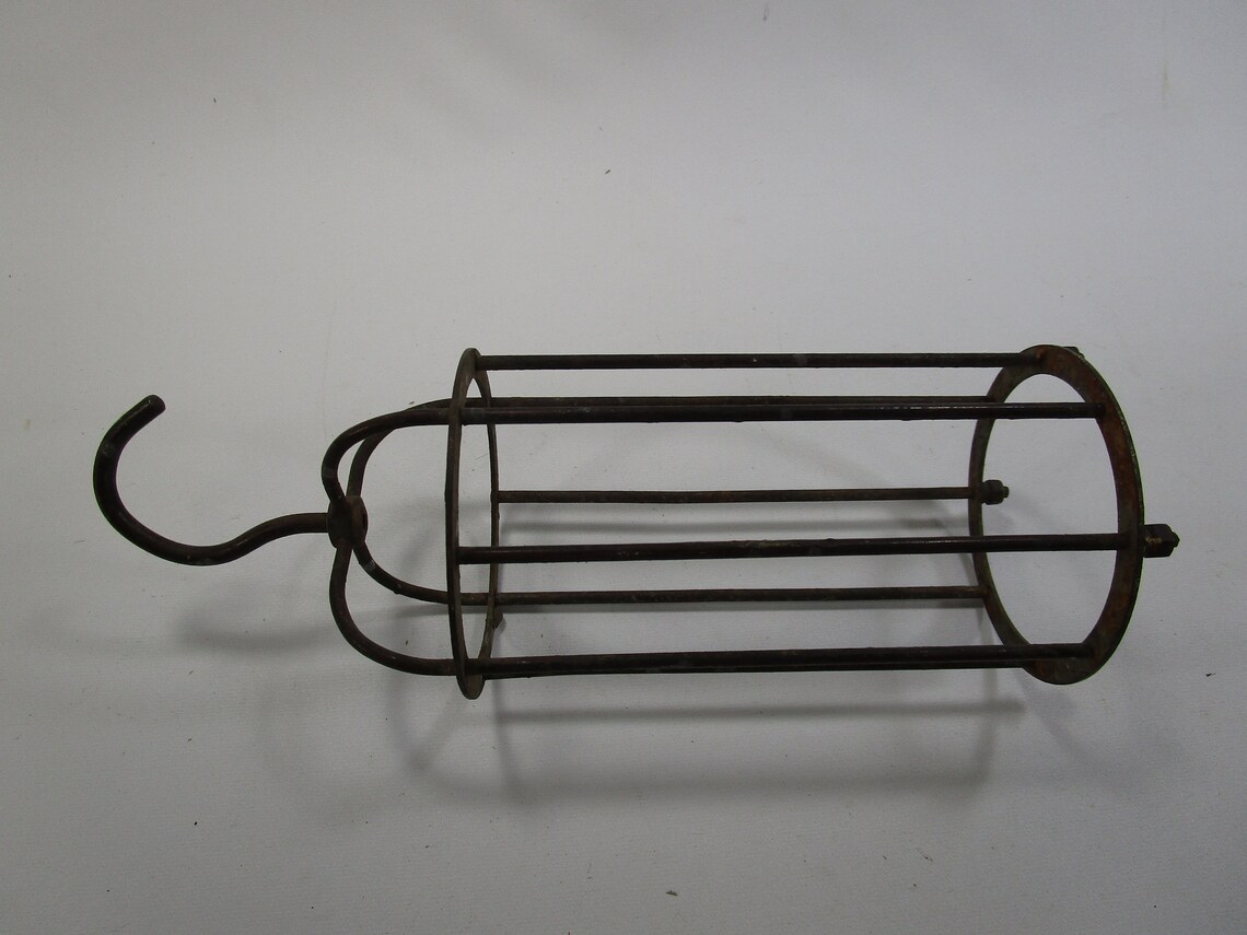 Vintage Metal Light Bulb Cage - Etsy