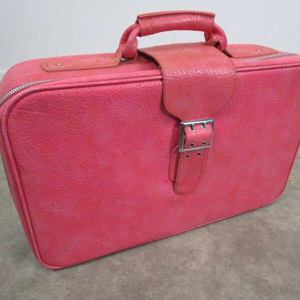 Pink Vintage Luggage - Etsy