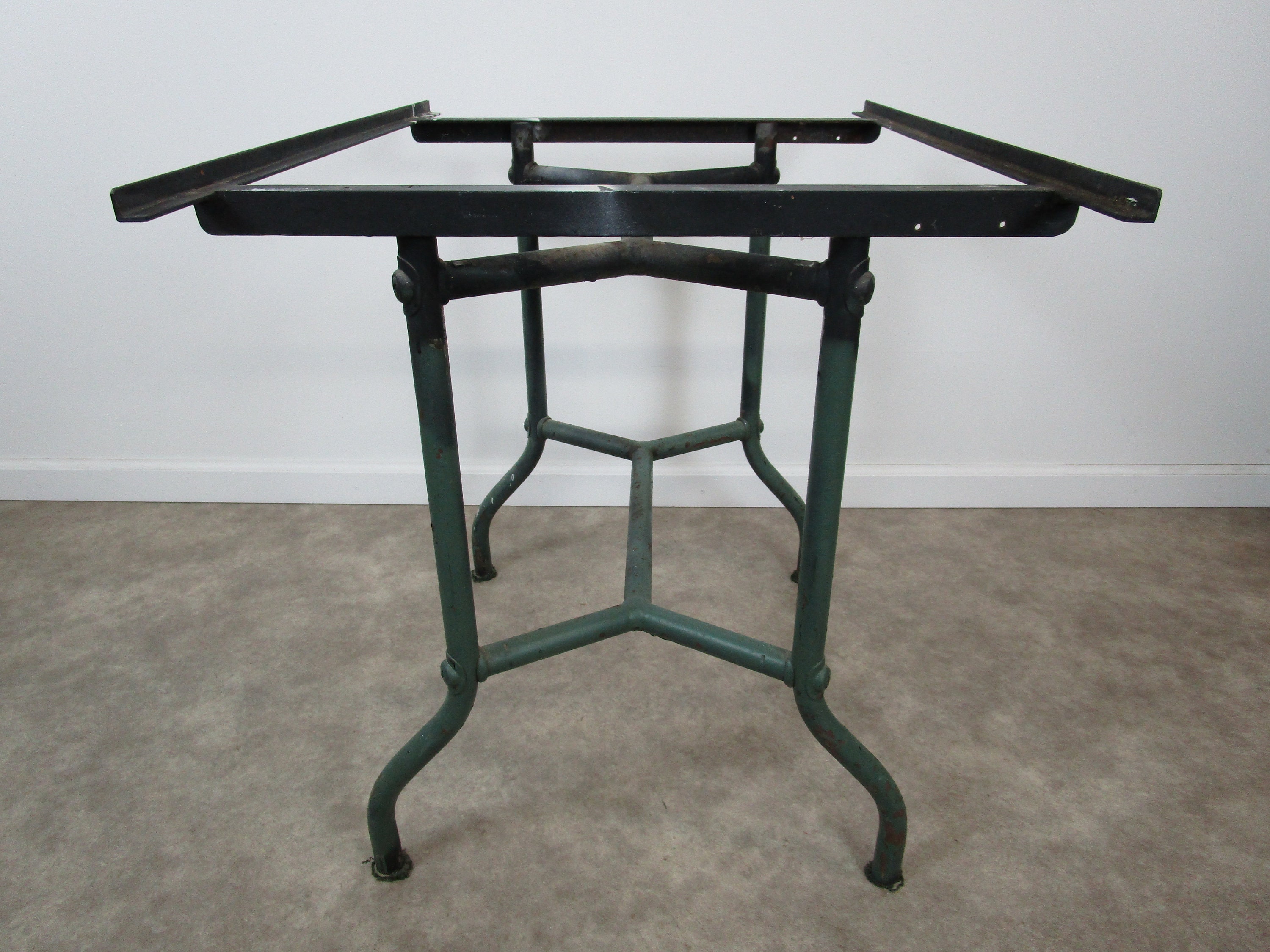 Vintage Industrial Metal Work Stand Table Machine Base | Etsy