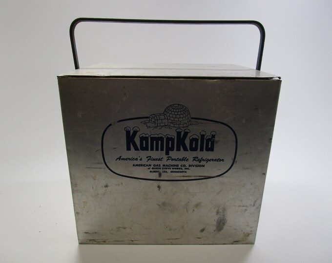 Vintage Kampkold Aluminum Cooler/ice Chest - Etsy