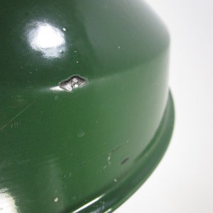 Green Porcelain Gas Service Station Light Shade Fixture Enamel 12" - Etsy