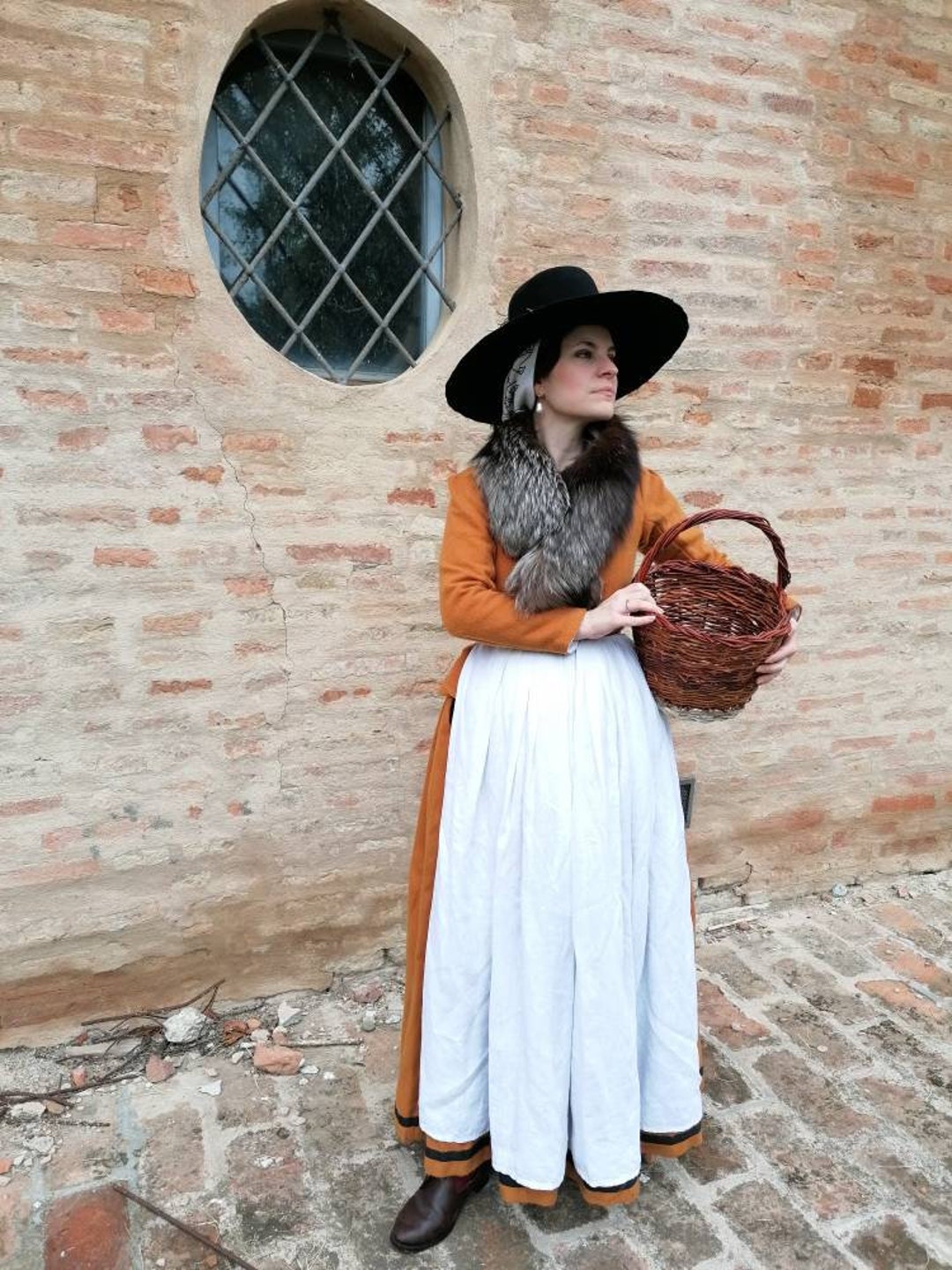 Historical Apron in Linen - Etsy