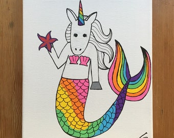 Mermicorn | Etsy