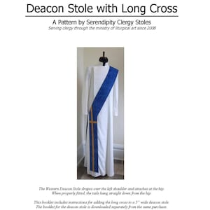 PDF Directions NOT a Pattern for Western Style Deacon Stole WITH ...