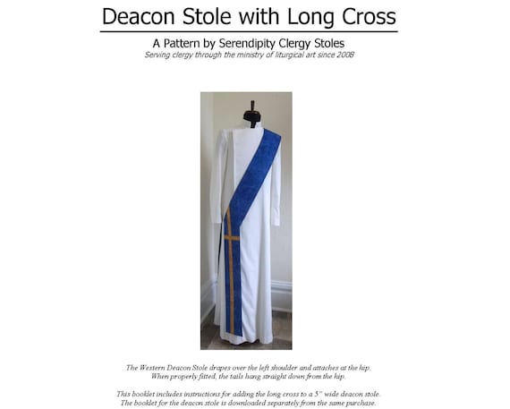 PDF Directions NOT a Pattern for Western Style Deacon Stole | Etsy