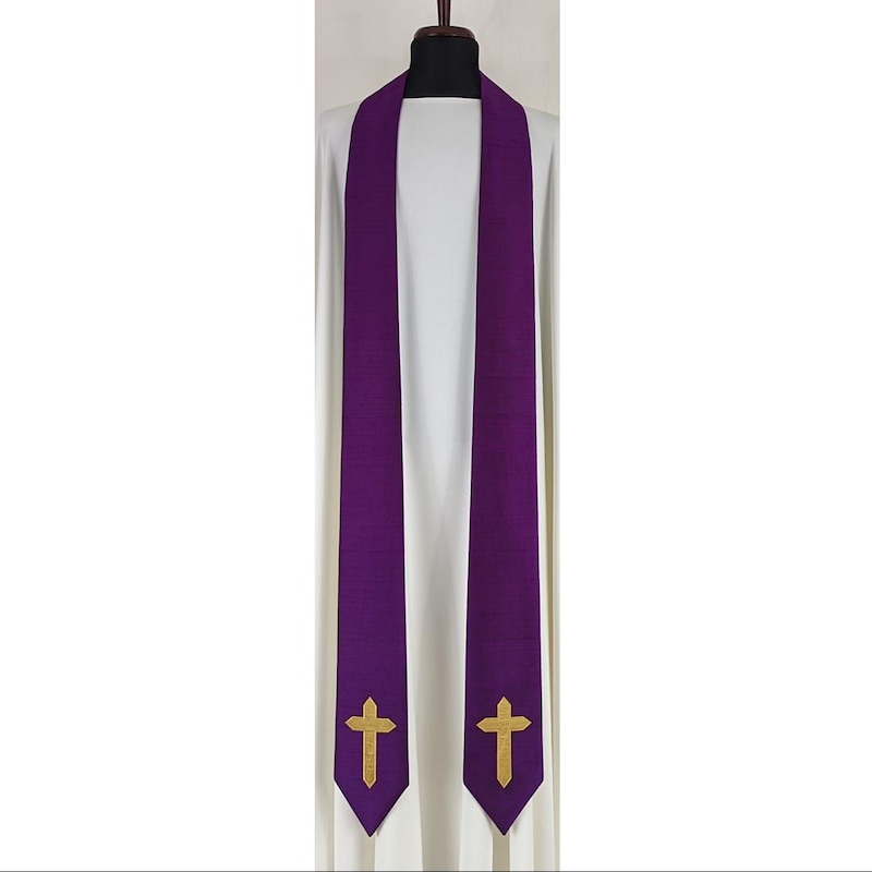 Purple Clergy Stole - Etsy