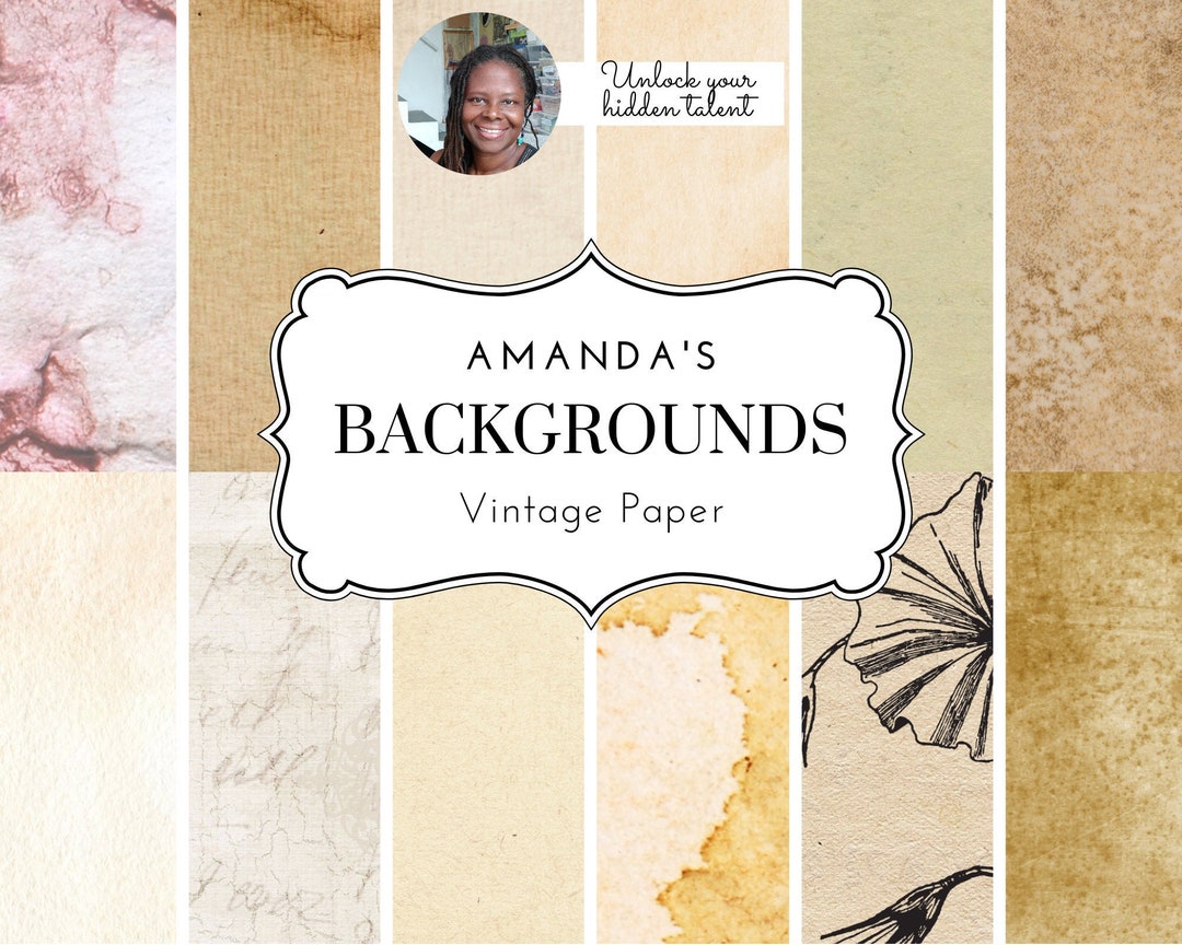 Vintage Background Papers - Etsy