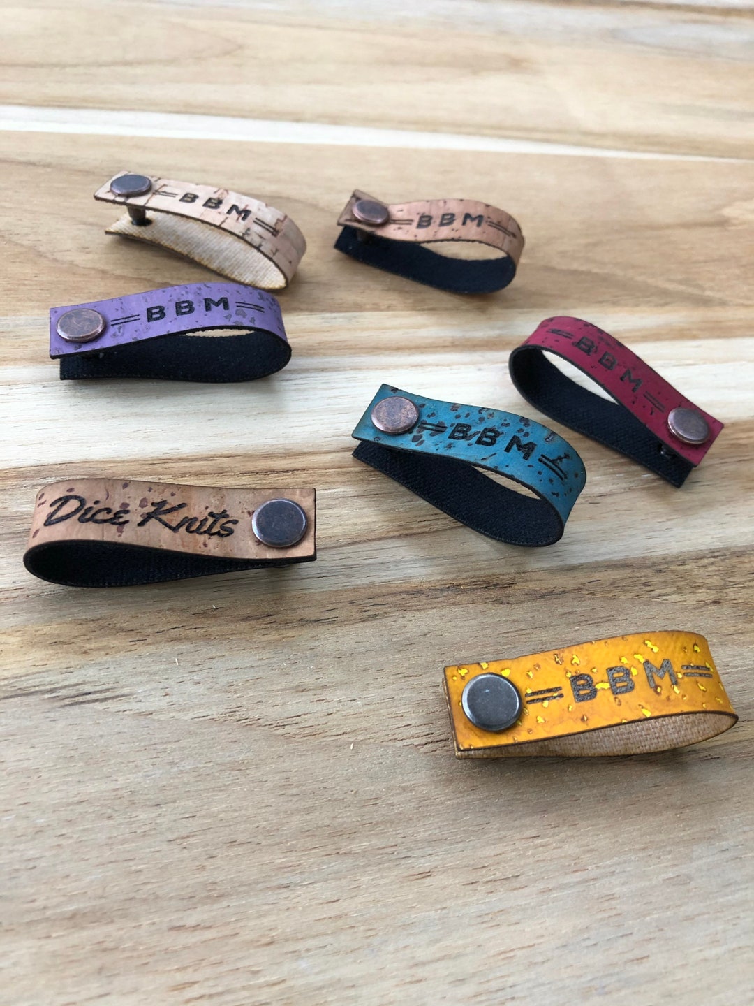 Fold Over Labels for Handmade Items With Chicago Screws / Rivets / Cork ...