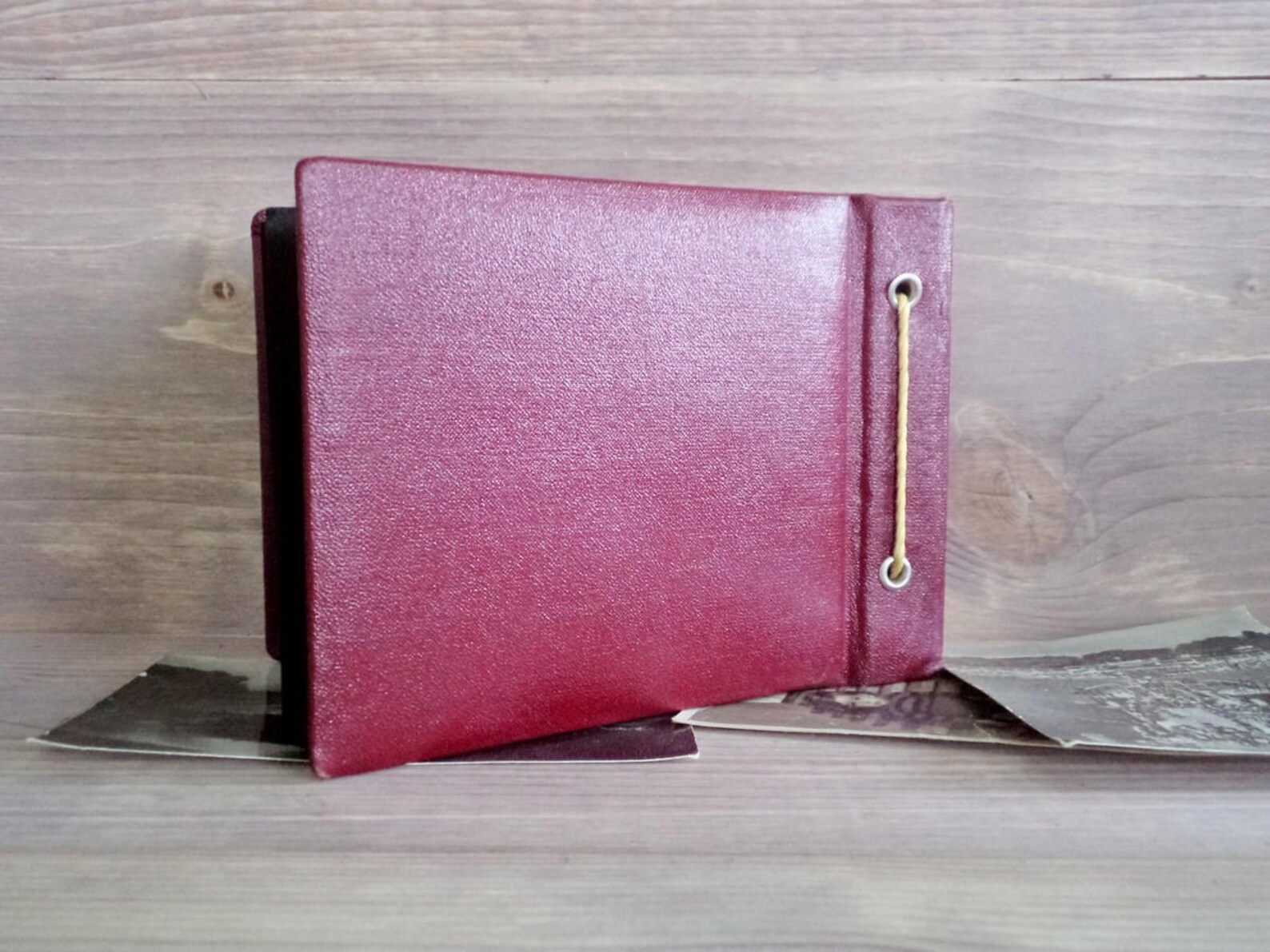 Vintage Small Photo Album Red Album Hand Painted Decoration - Etsy