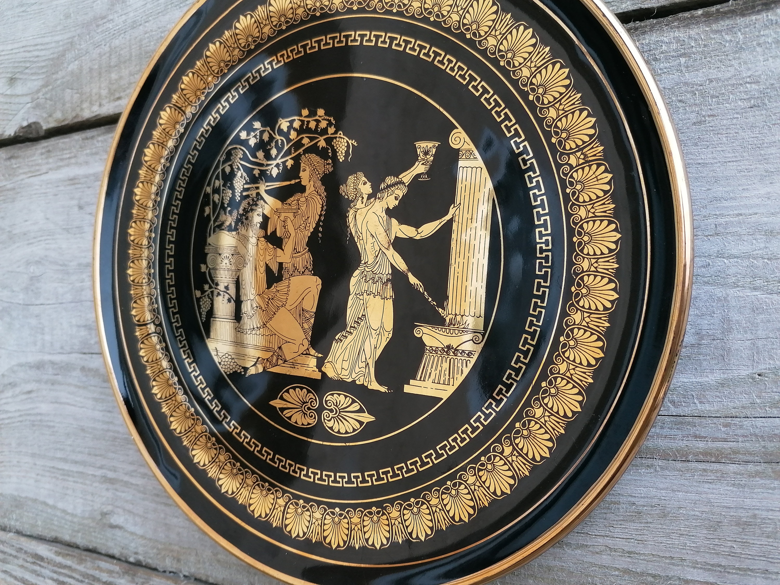 Decorative Gold Greek Plates - ayanawebzine.com