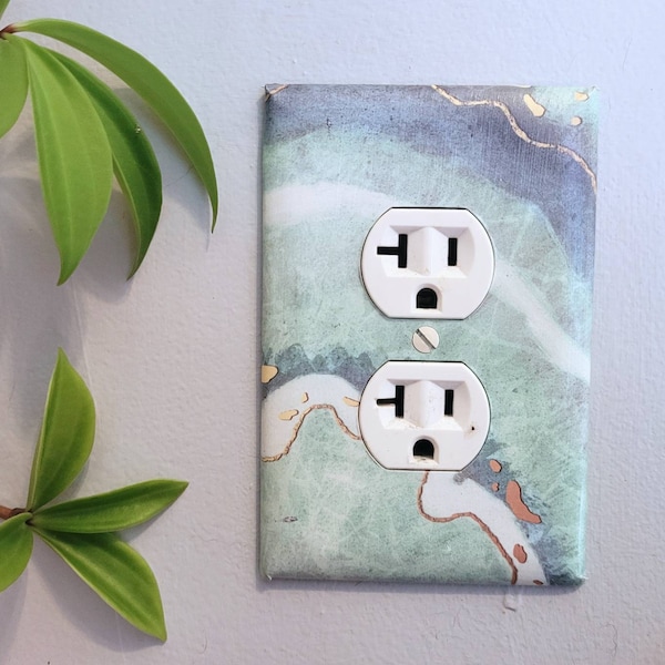 Stain Glass Light Switch Cover - Etsy