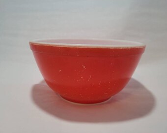 Red Pyrex Bowl - Etsy