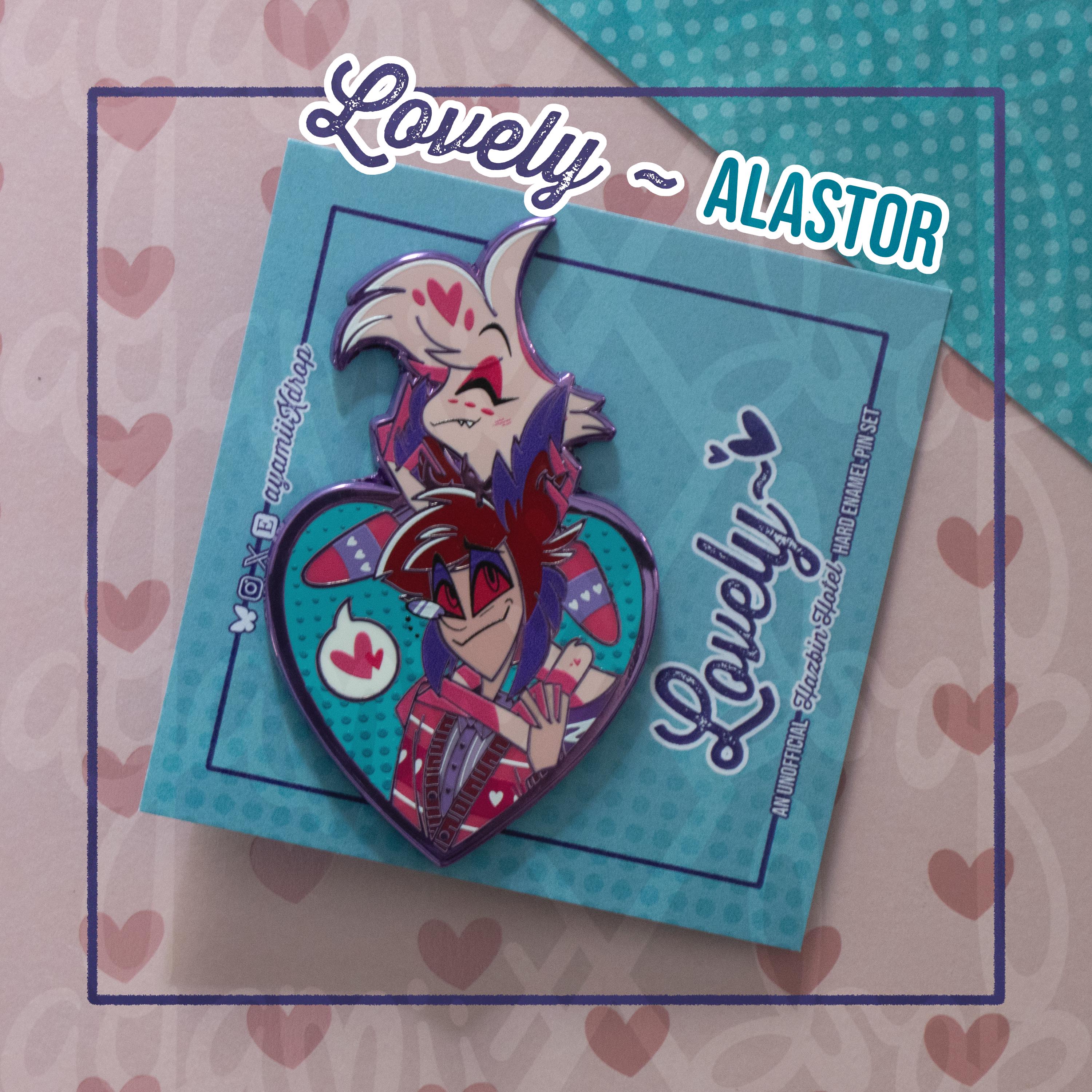 Lovely ~ Radiodust // Hard Enamel Pin Set - Etsy