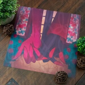 Together in Death // Art Print 10x10 - Etsy