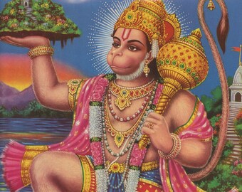 Hanuman poster | Etsy