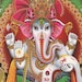 Ganesh ... Large Vintage-style Indian Hindu Devotional Print. - Etsy