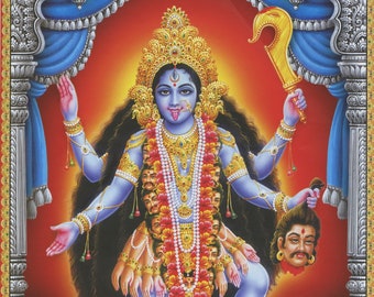 Kali Goddess Devotional Print - Etsy