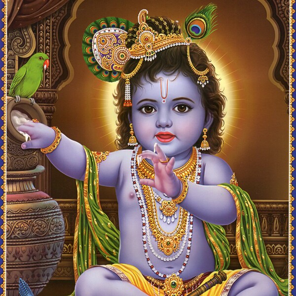 Buy Krishna Print Online In India - Etsy India