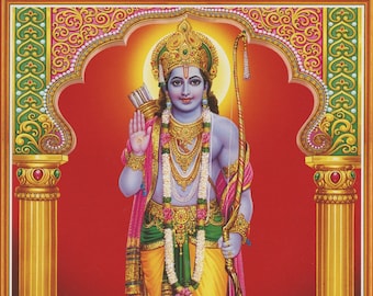 Lord Rama Poster | Etsy