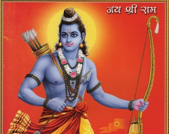 Lord Rama Poster | Etsy