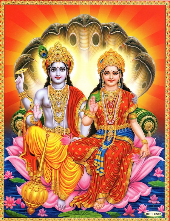 Lakshmi And Vishnu The Shiva Tribe Maa Lakshmi Is The Eternal