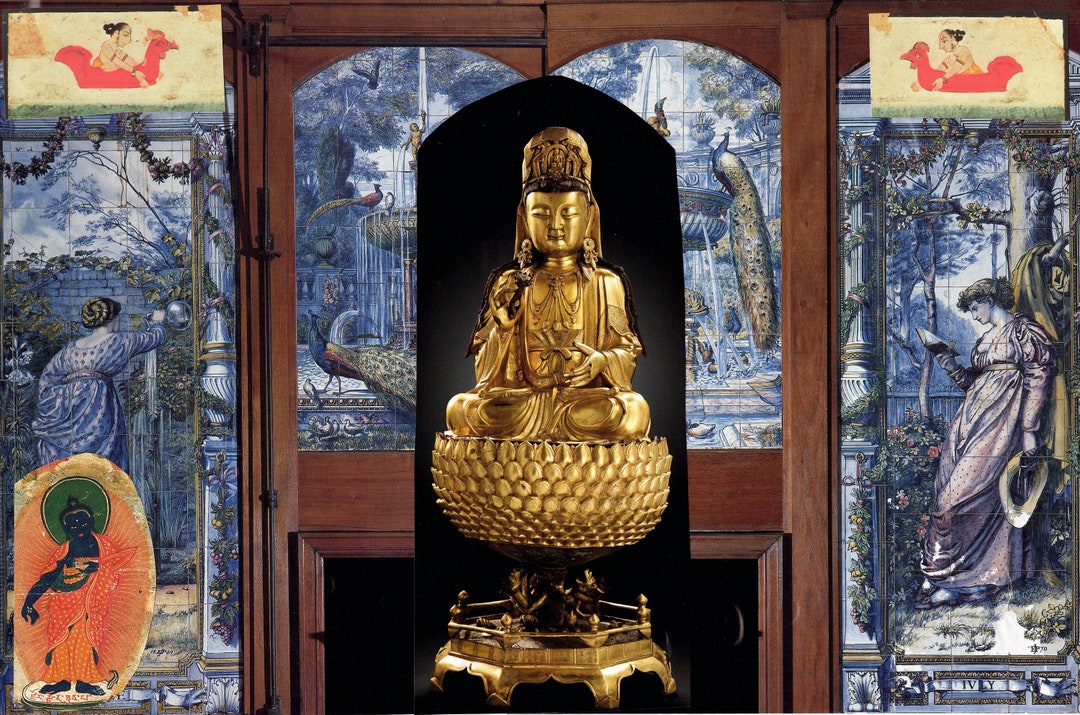 Collage Art ... Buddha 1 - Etsy