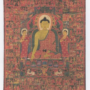 Buddhist Print, the Buddha & Jataka Tales - Contemporary Print of ...