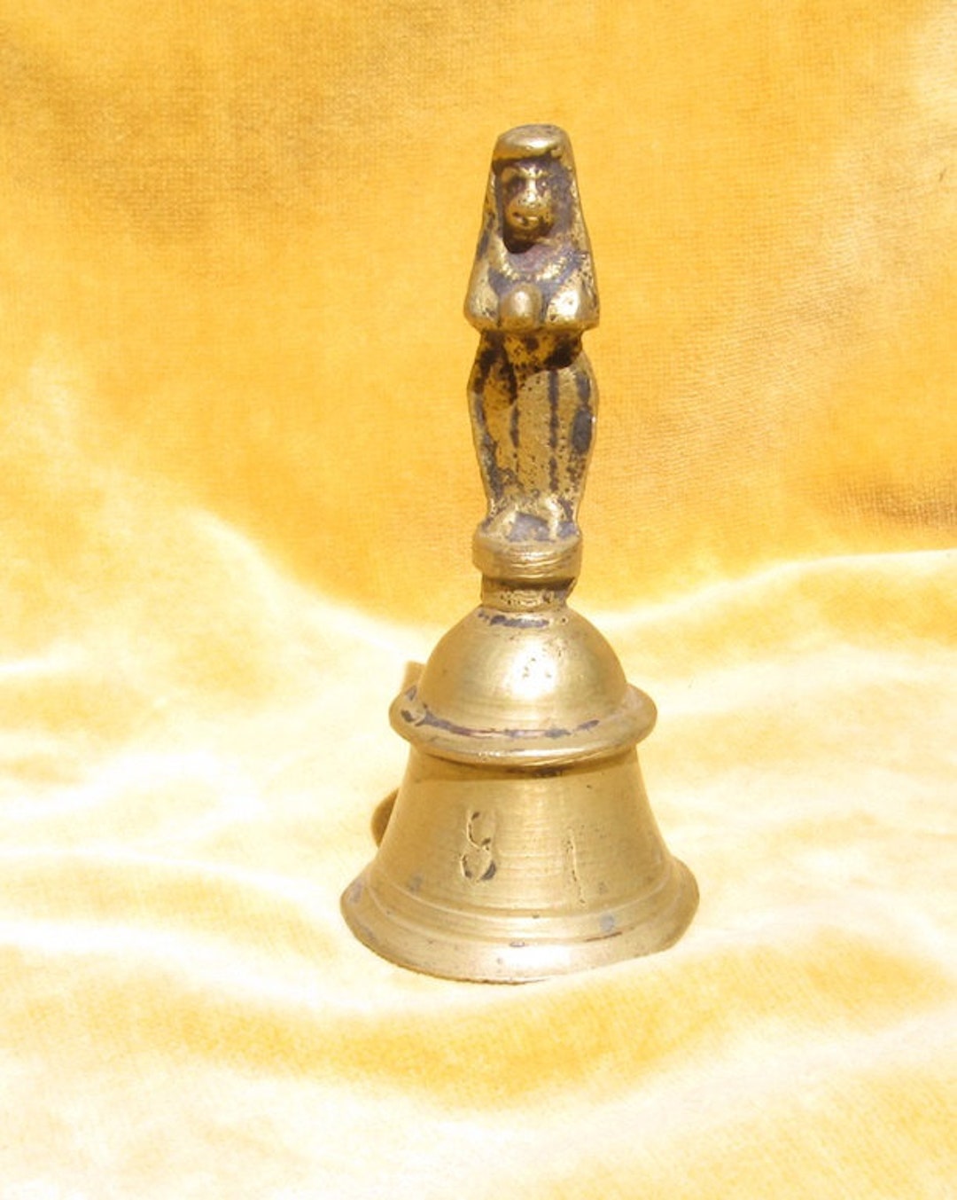 Indian Antique Brass Temple Lamp - Etsy