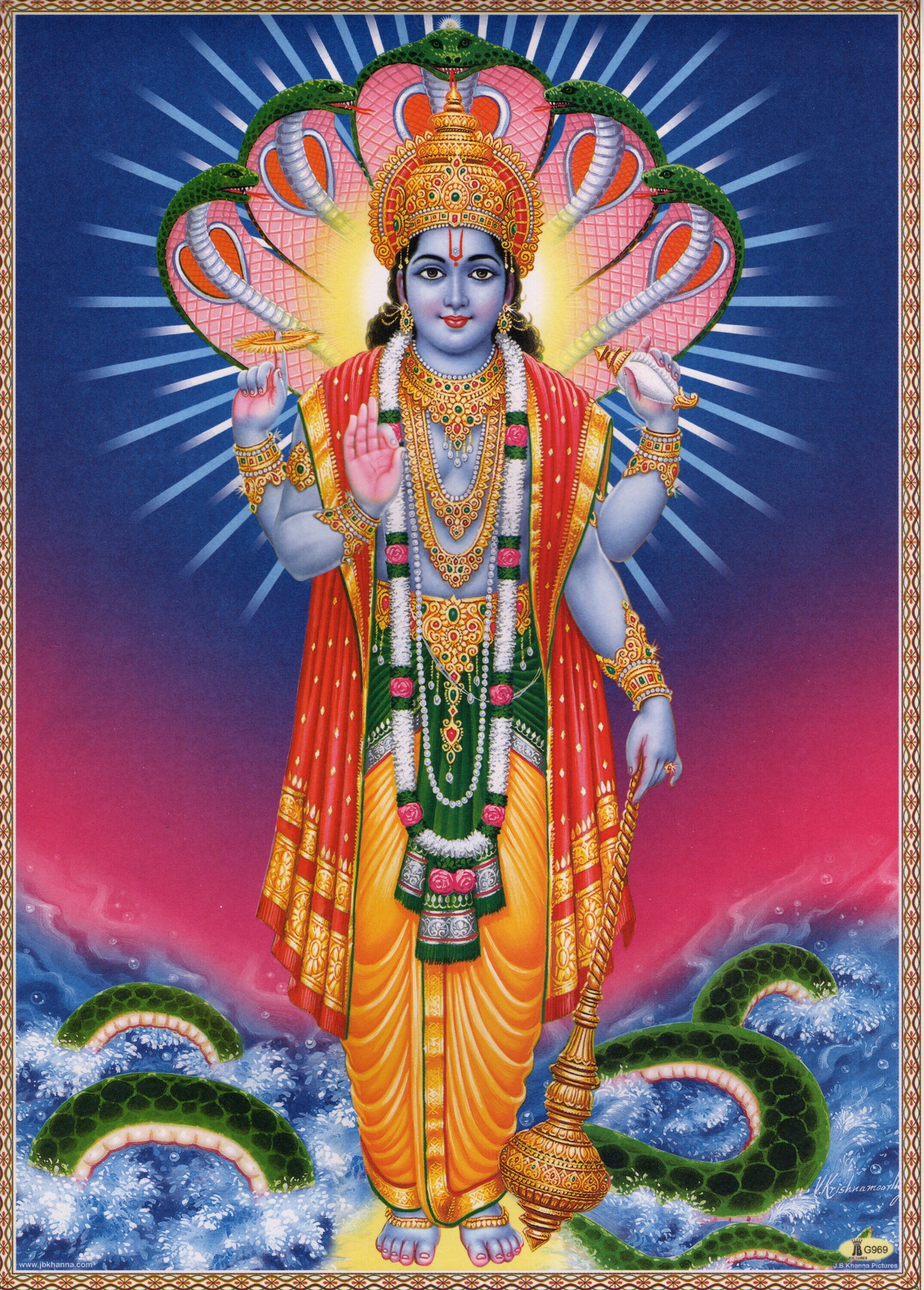 Hindu Art Vishnu