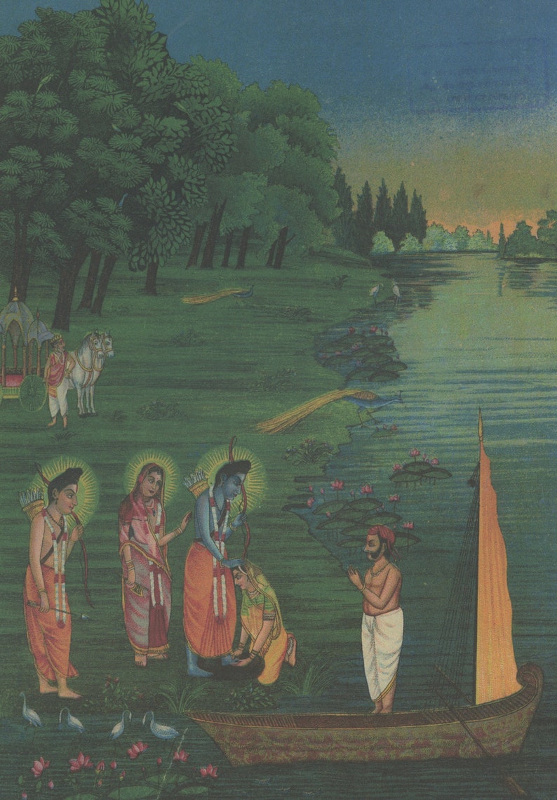 Rama Goes to the Forest ... Contemporary Reprint of Vintage Indian ...