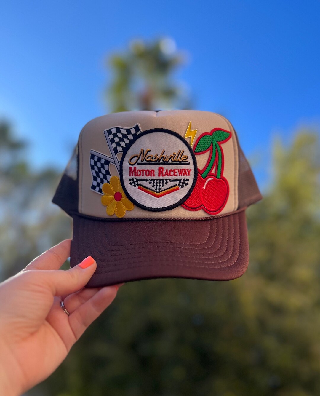 Trucker Hat With Patches, Retro Trucker Hat for Women, Hat Patches ...
