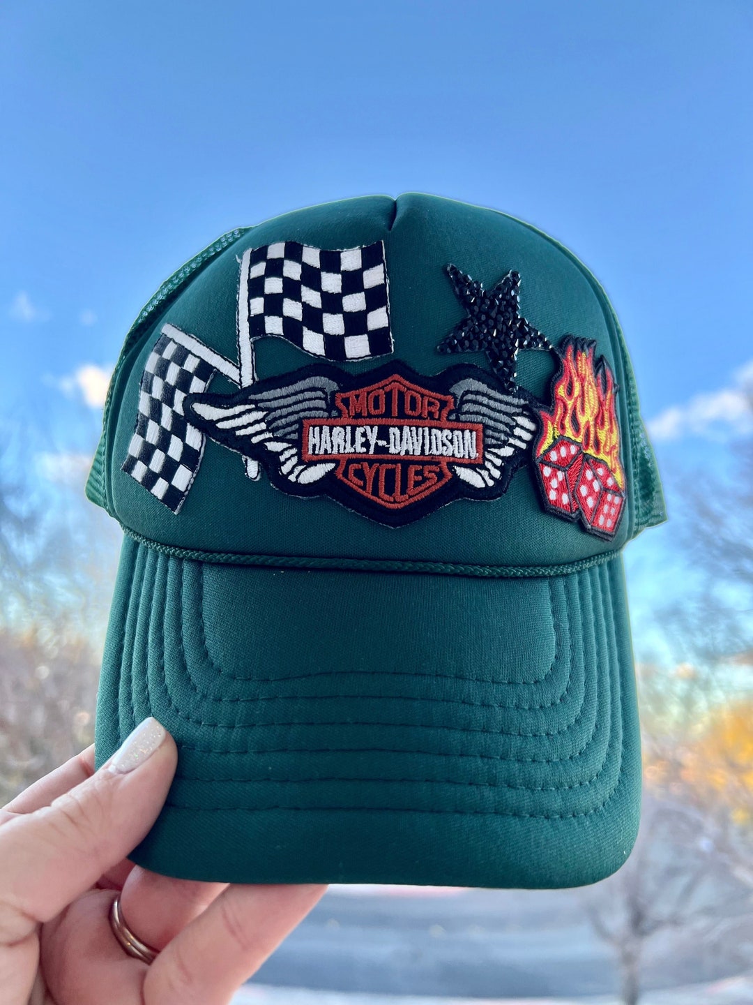 Trucker Hat With Patches, Retro Trucker Hat for Women, Hat Patches, Custom Trucker, Patch ...