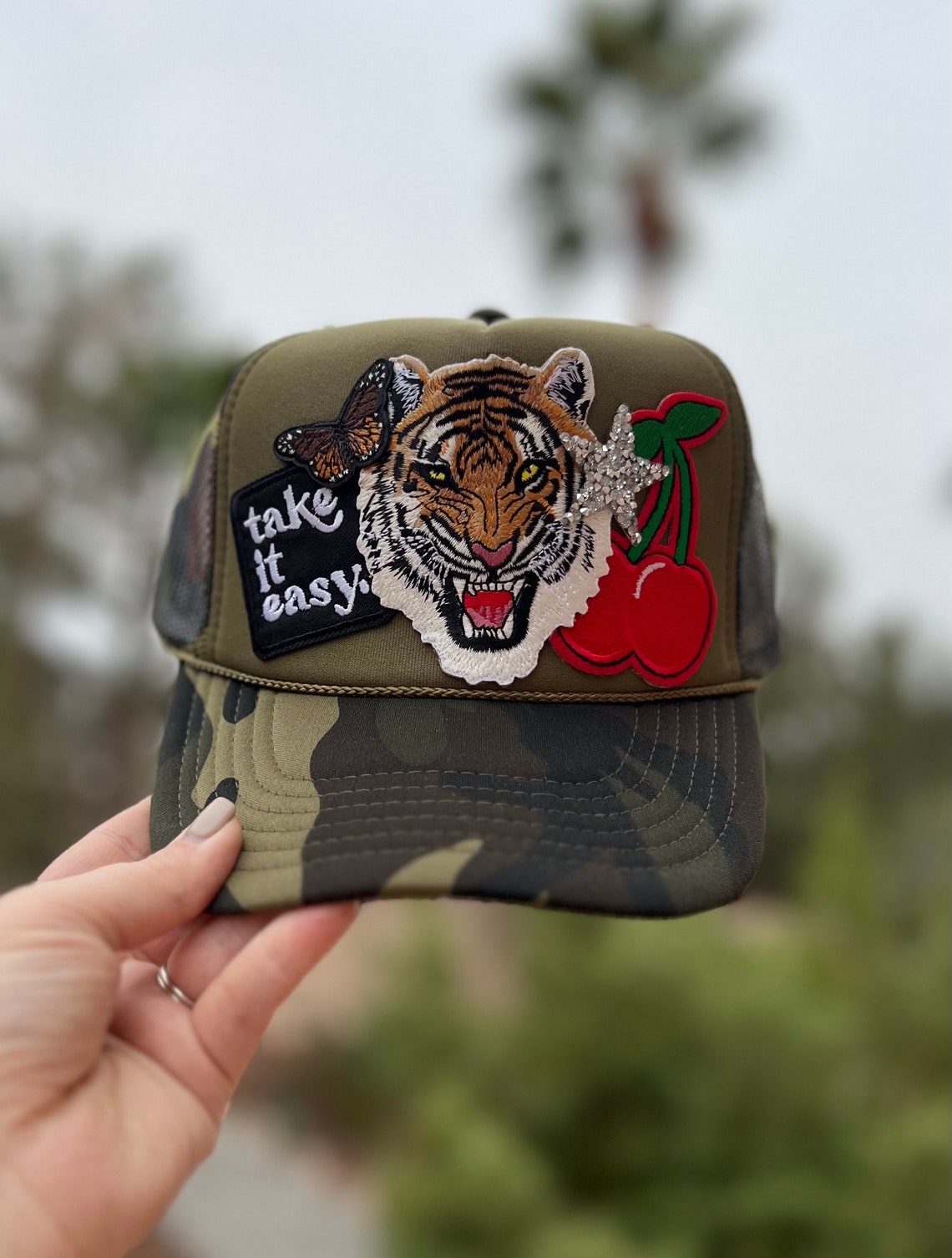 Trucker Hat With Patches, Retro Trucker Hat for Women, Hat Patches, Custom Trucker, Patch ...