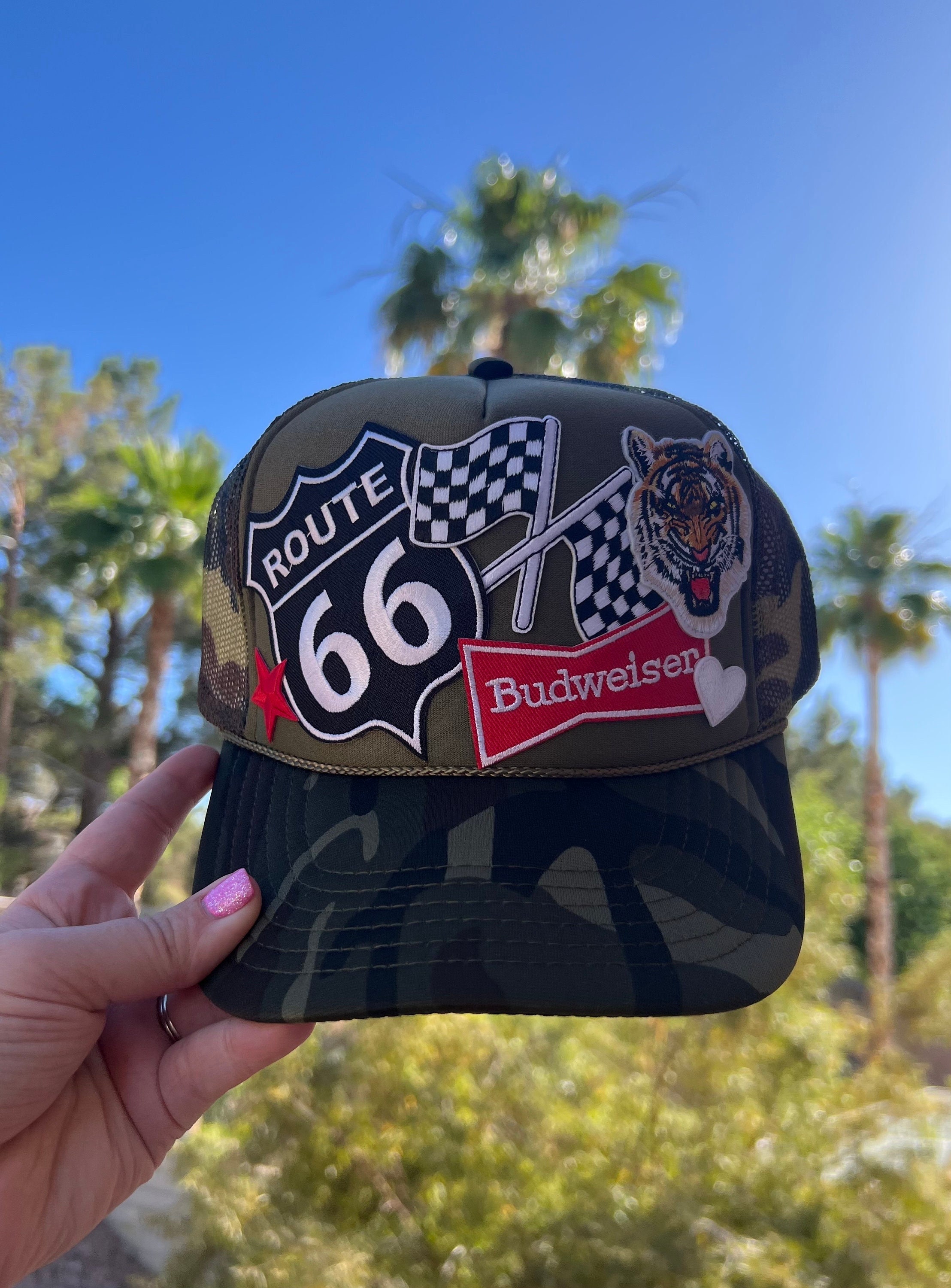 Trucker Hat With Patches, Retro Trucker Hat for Women, Hat Patches ...