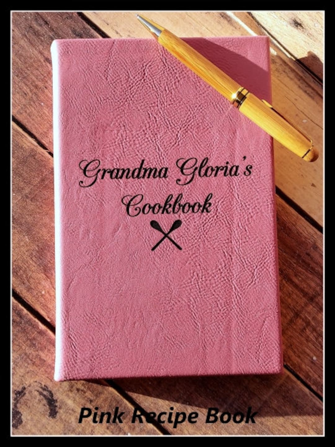RECIPE JOURNAL, Book, Personalized Leather Recipe, Engraved Gift, Lined ...