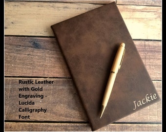 Personalized Journal, Custom Journal, Engraved Journal, Monogrammed ...