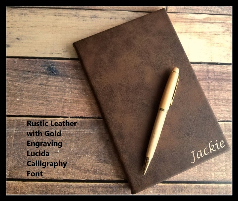 JOURNAL Personalized Leather Writing Journal Engraved Lined - Etsy