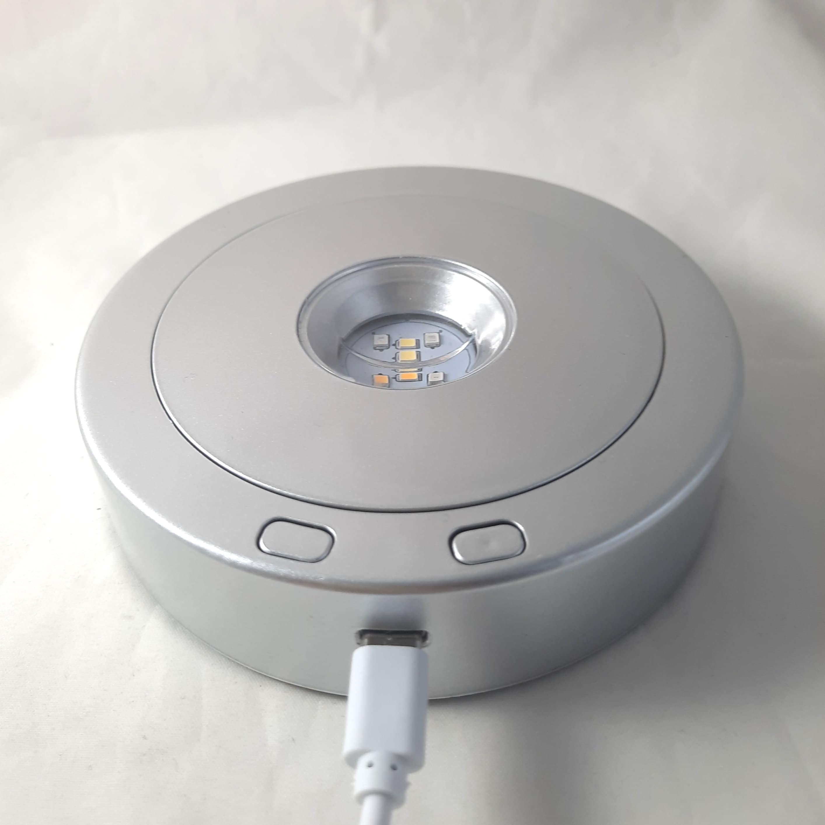 Rotating Multi Color LED Light Base for Art Glass Pieces - Etsy