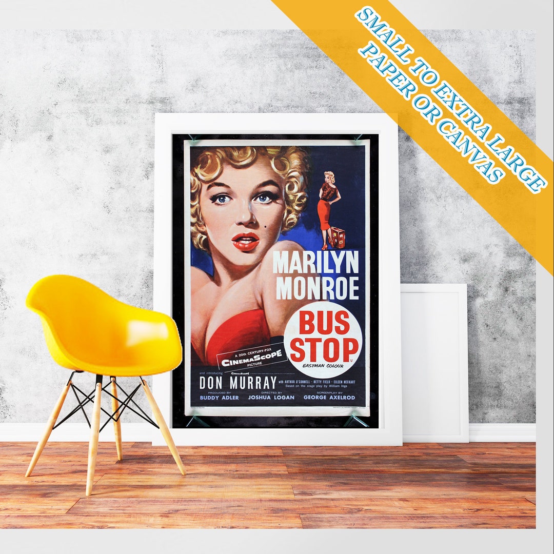 Marilyn Monroe Bus Stop Movie Classic Art Print Poster Rolled Cotton ...