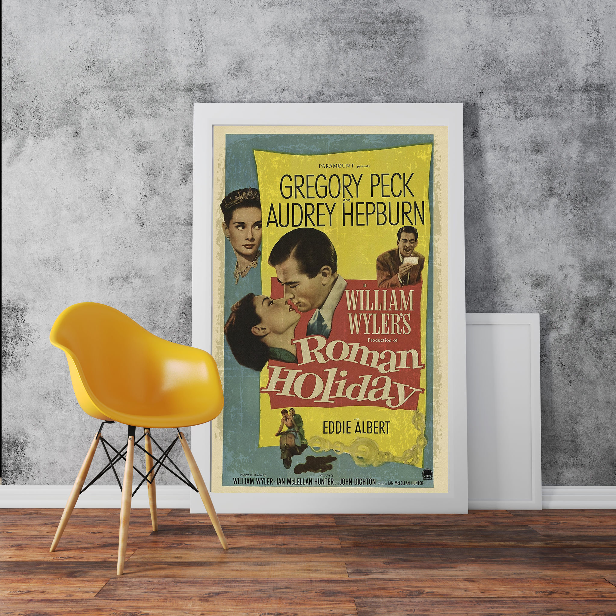 Audrey Hepburn Roman Holiday Poster