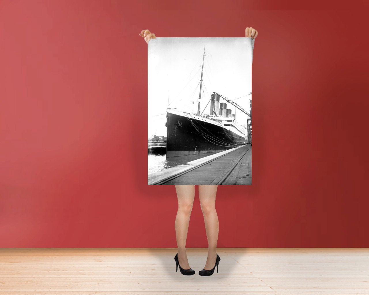 RMS Titanic Poster Rolled Print British Passenger Liner / Ship - Etsy