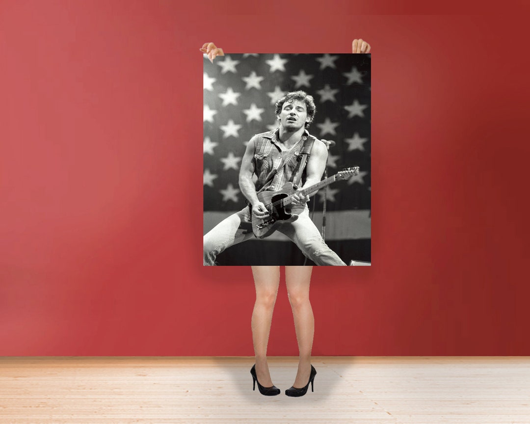 Bruce Springsteen - Classic Art Print Poster Rolled the Boss ...