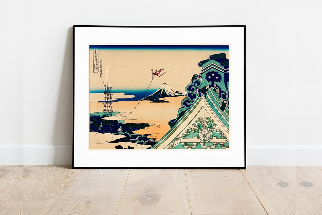 Toto Asakusa Honganji - Japanese Japan Bright Illustration Vintage Reproduction - Wall Art Print ...