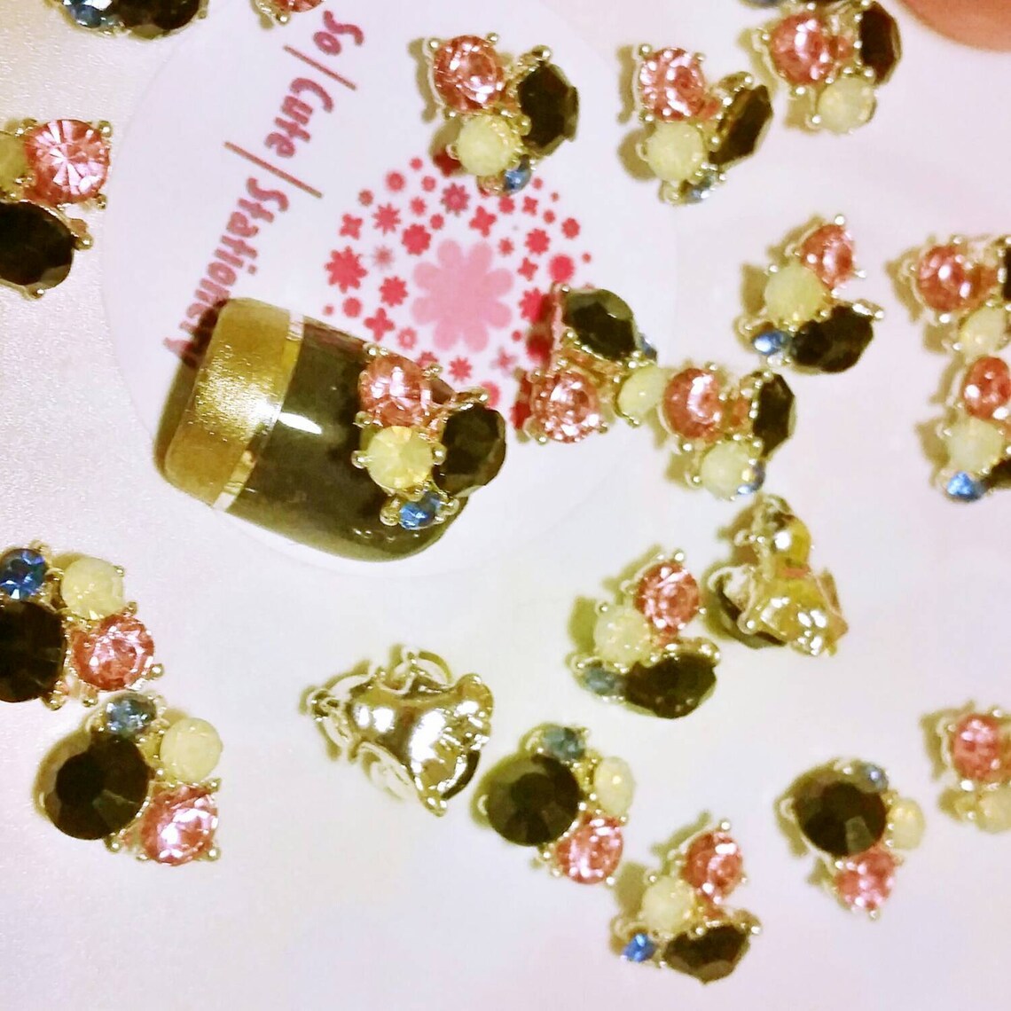 5 Pcs Crystal Rhinestones Cluster Nail Charm for Nail Art or Craft - Etsy