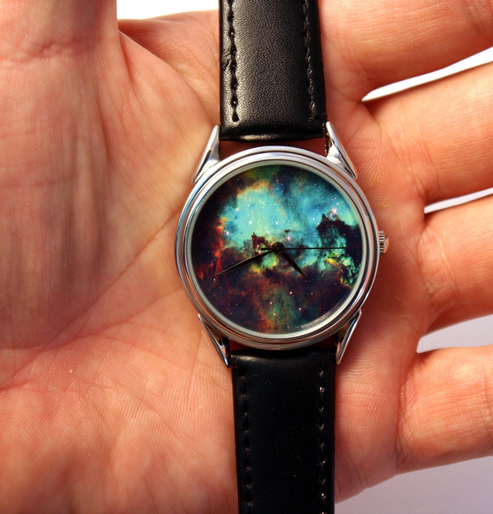 Wrist Watch Nebula Hubble Space Photo, Unisex Watch, Women Watch, Men ...