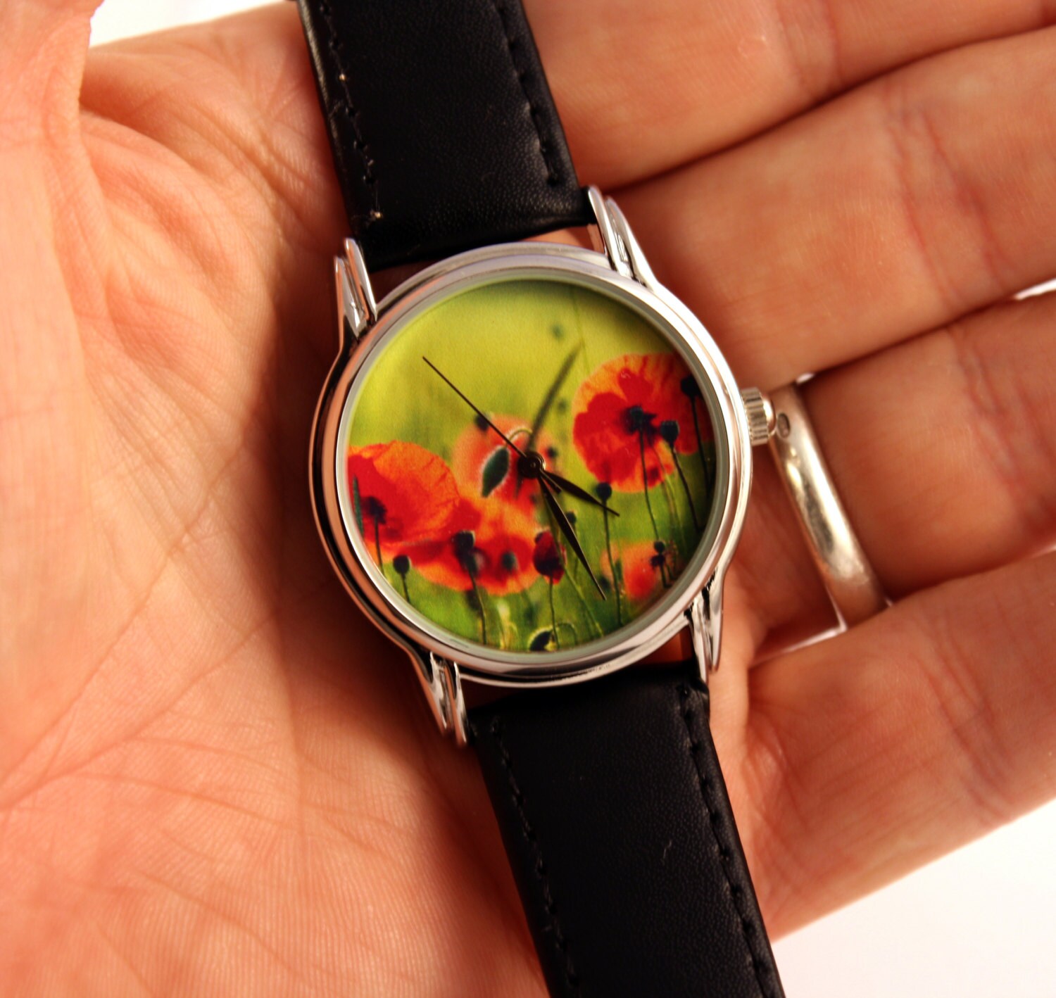 Poppy Watch, Poppies, Ladies Watch, Gift Idea for Girlmontre ...