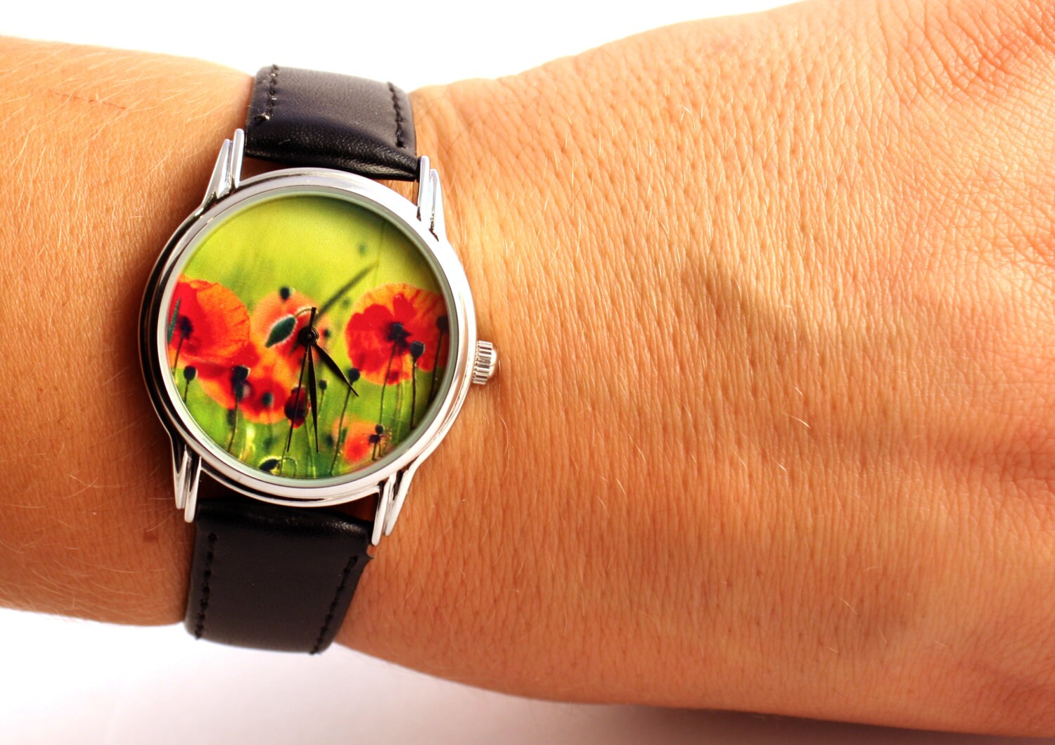 Poppy Watch, Poppies, Ladies Watch, Gift Idea for Girlmontre ...