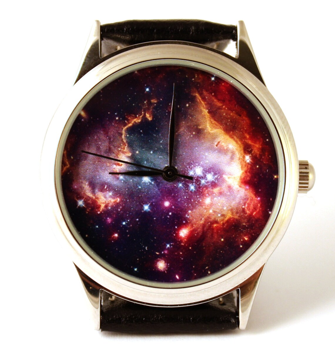 Space Watch Wrist Watch With Space Hubble Photo Galaxymontre - Etsy